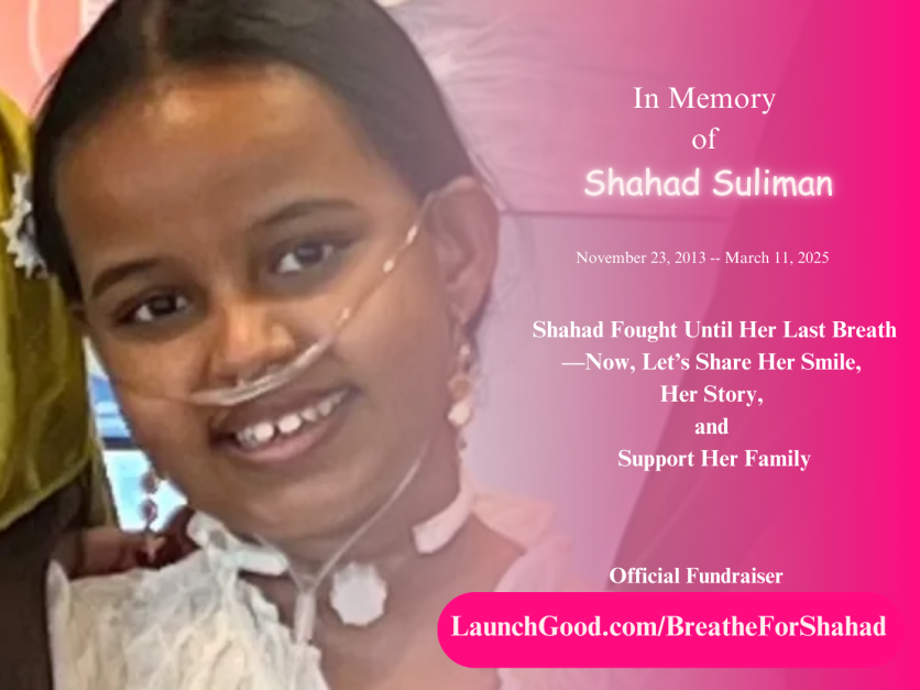 Shahad Fought Until Her Last Breath—Now, Let’s Share Her Smile, Her Story, and Support Her ...
